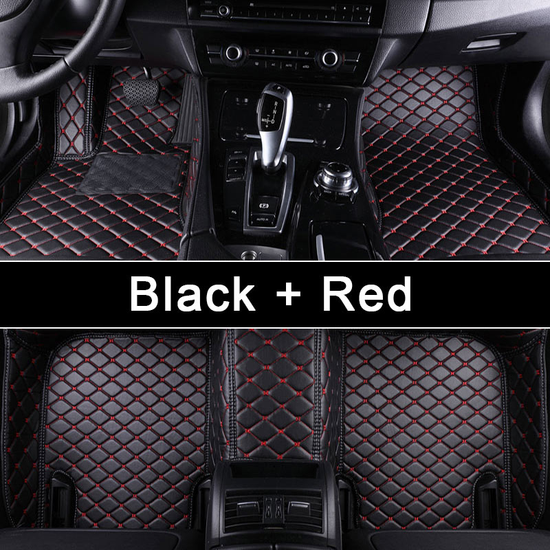 5D PVC leather 4 pieces car floor mats