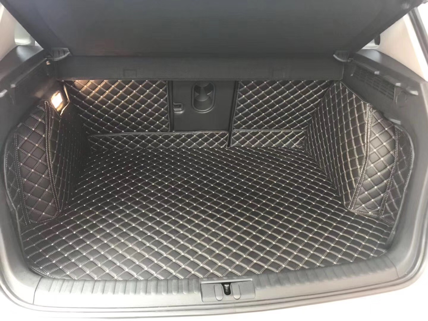 7D leather Car rear boot carpet