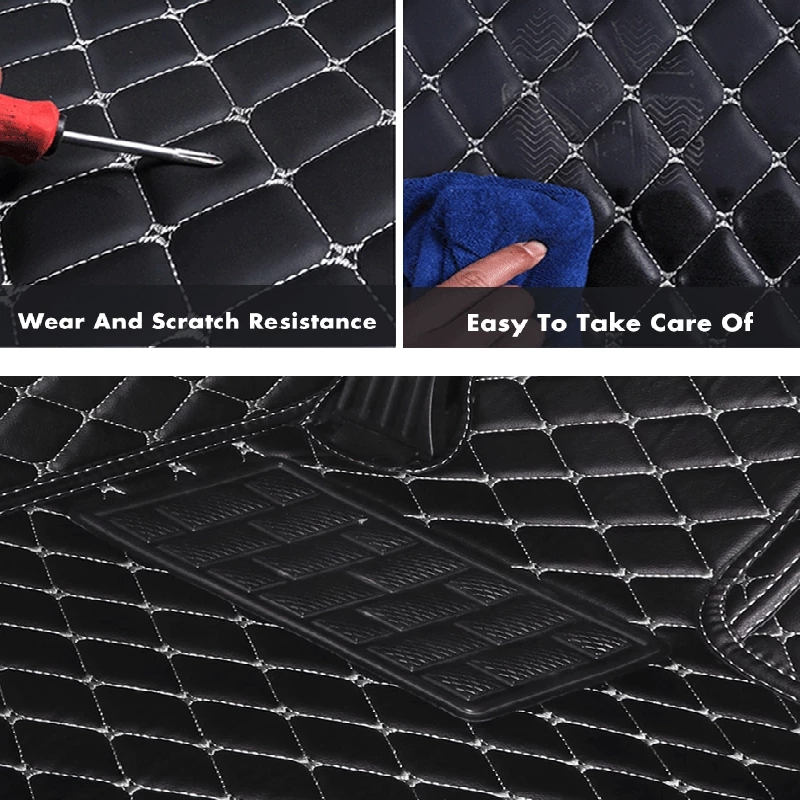 Custom Auto Matten Leather Floor Mat