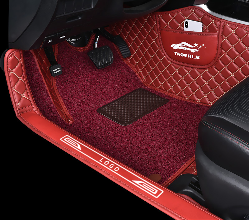 Leather 5D car floor mat