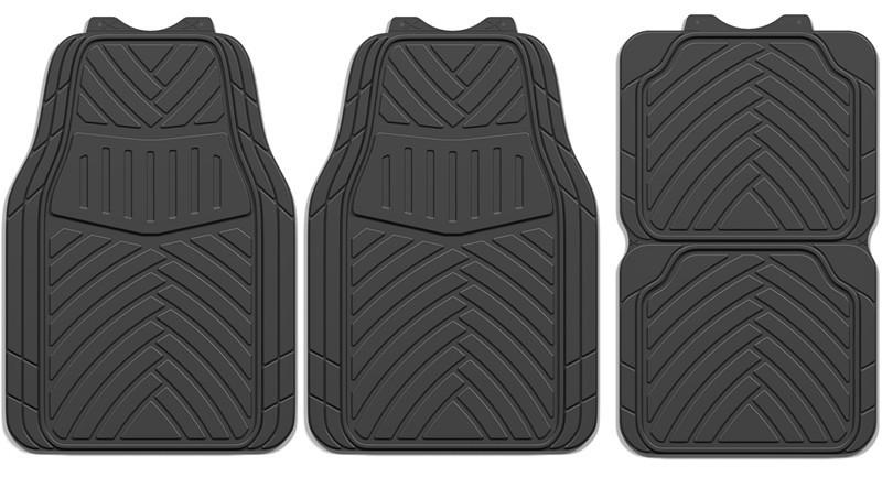 Rubber car floor mats